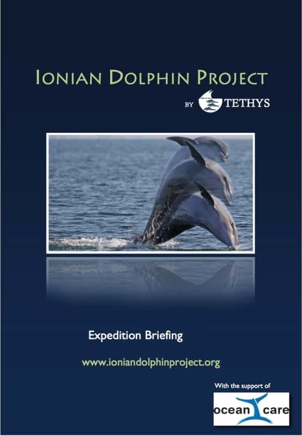 Book Ionian Dolphin Project; download detailed info for participating